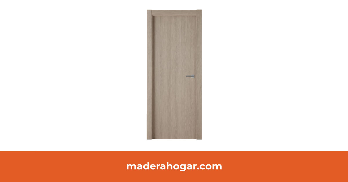 Puerta melamina lisa en block G1000 acazio vinilo 2D - Madera Hogar