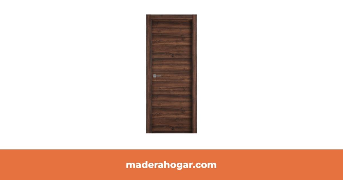 Puerta melamina nogal en block - Madera Hogar