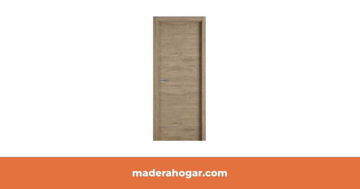 Puerta melamina roble en block - Madera Hogar